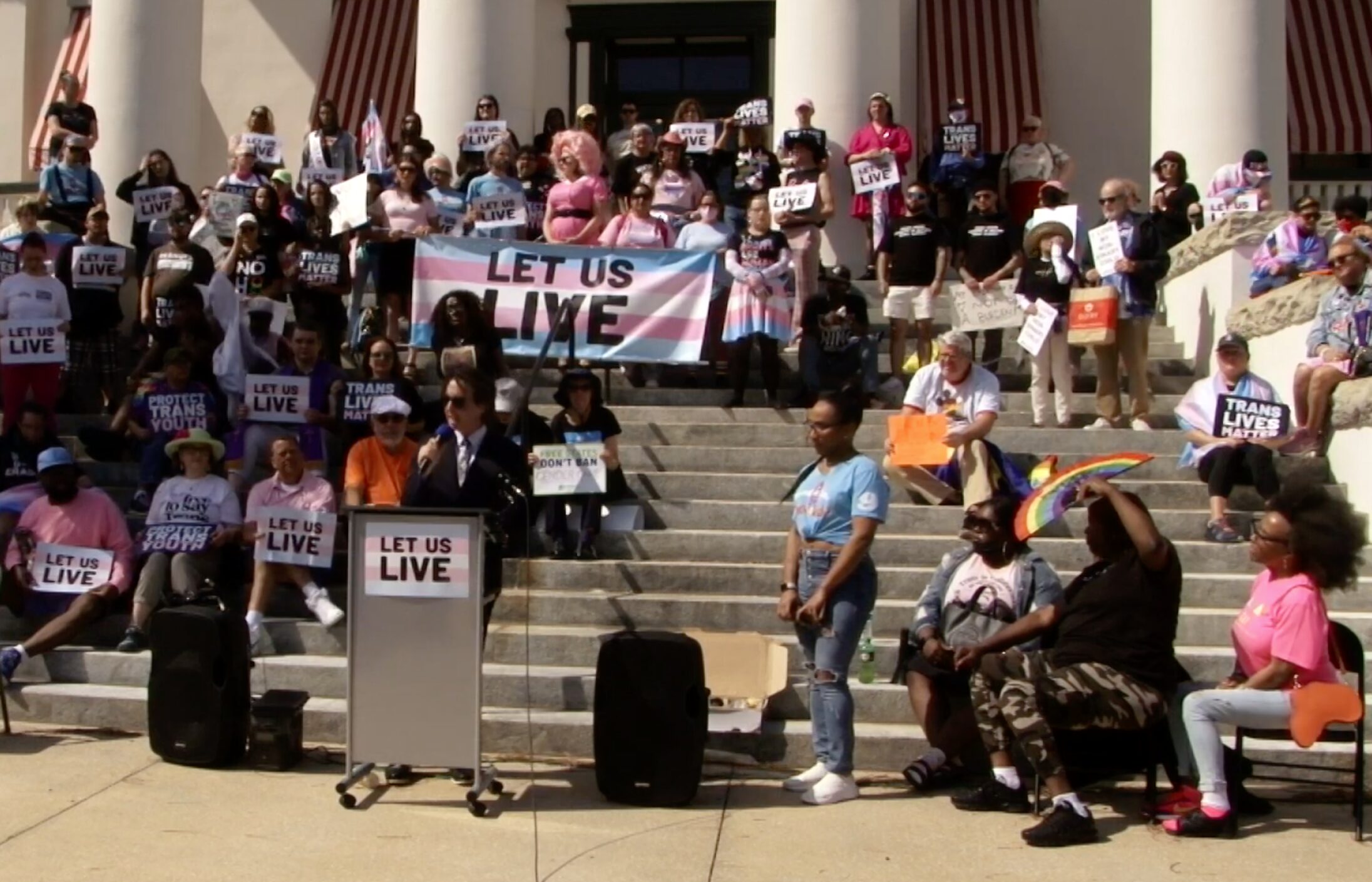 Equality Florida mobilizes trans protesters in Tallahassee - WSLR ...