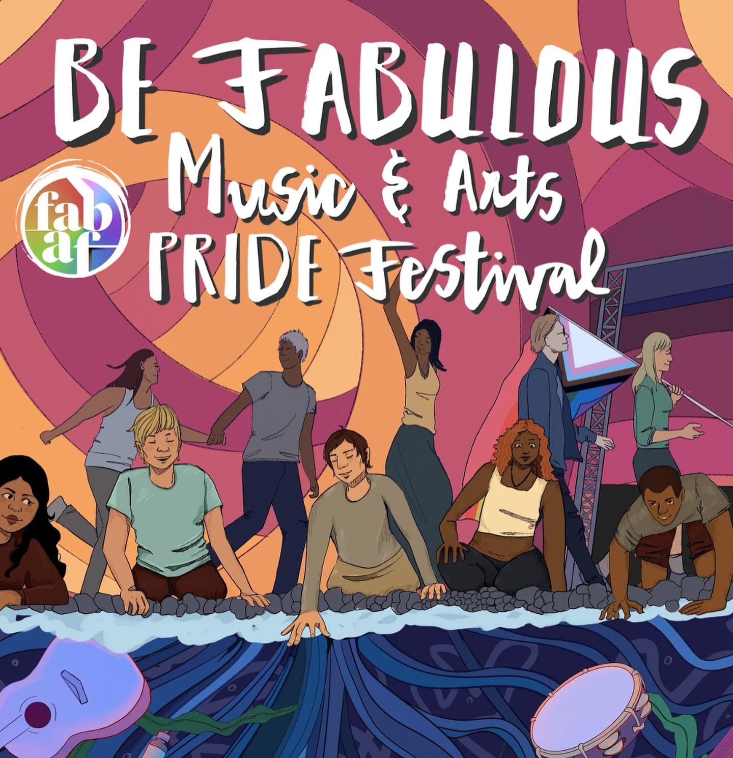 Fourth Annual Pride | Be Fabulous Music & Arts Fest - WSLR+Fogartyville