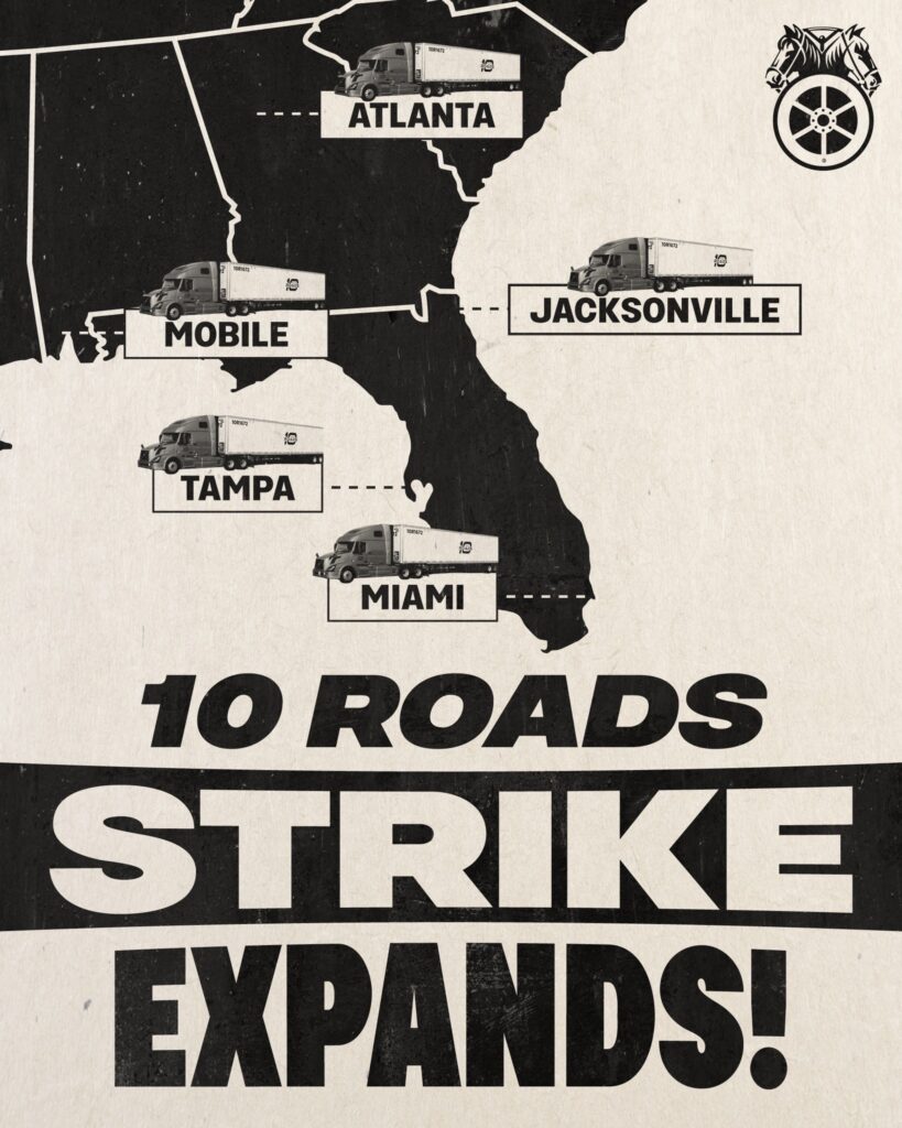 Truck drivers strike as contractors feel the effects of USPS squeeze ...