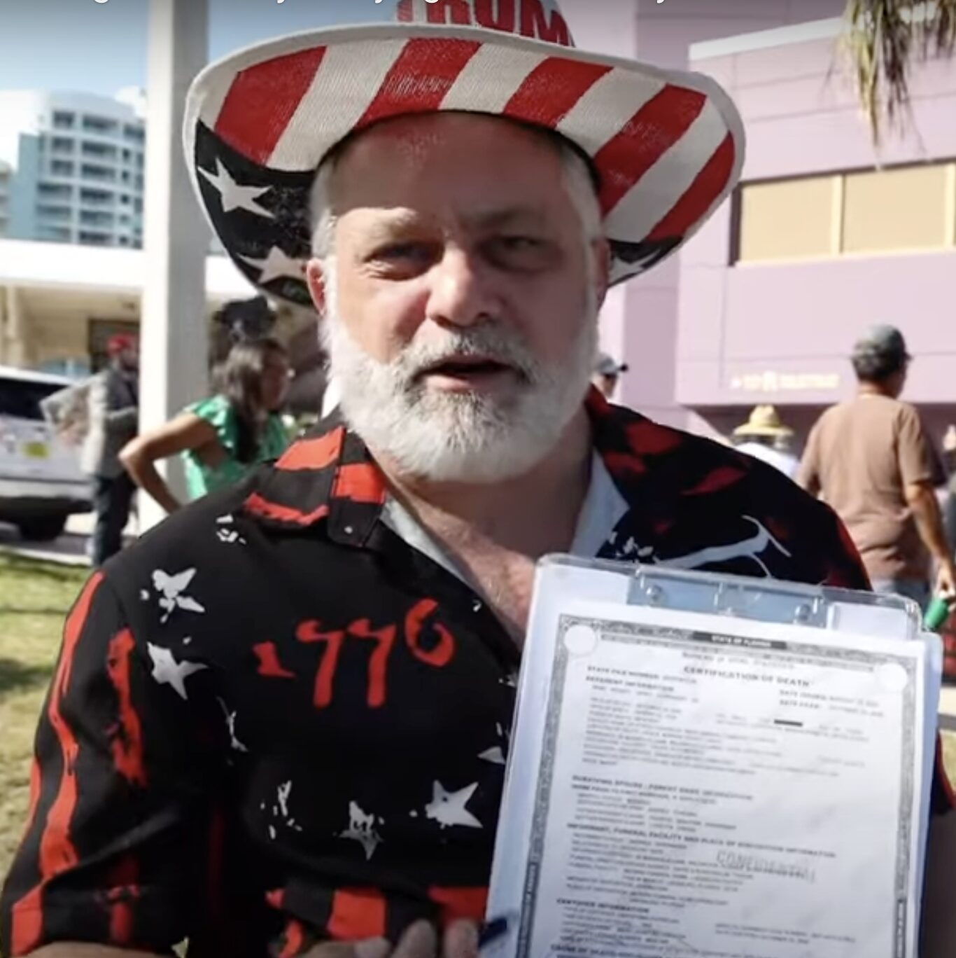 Hundreds protest against Fauci in Sarasota - WSLR+Fogartyville