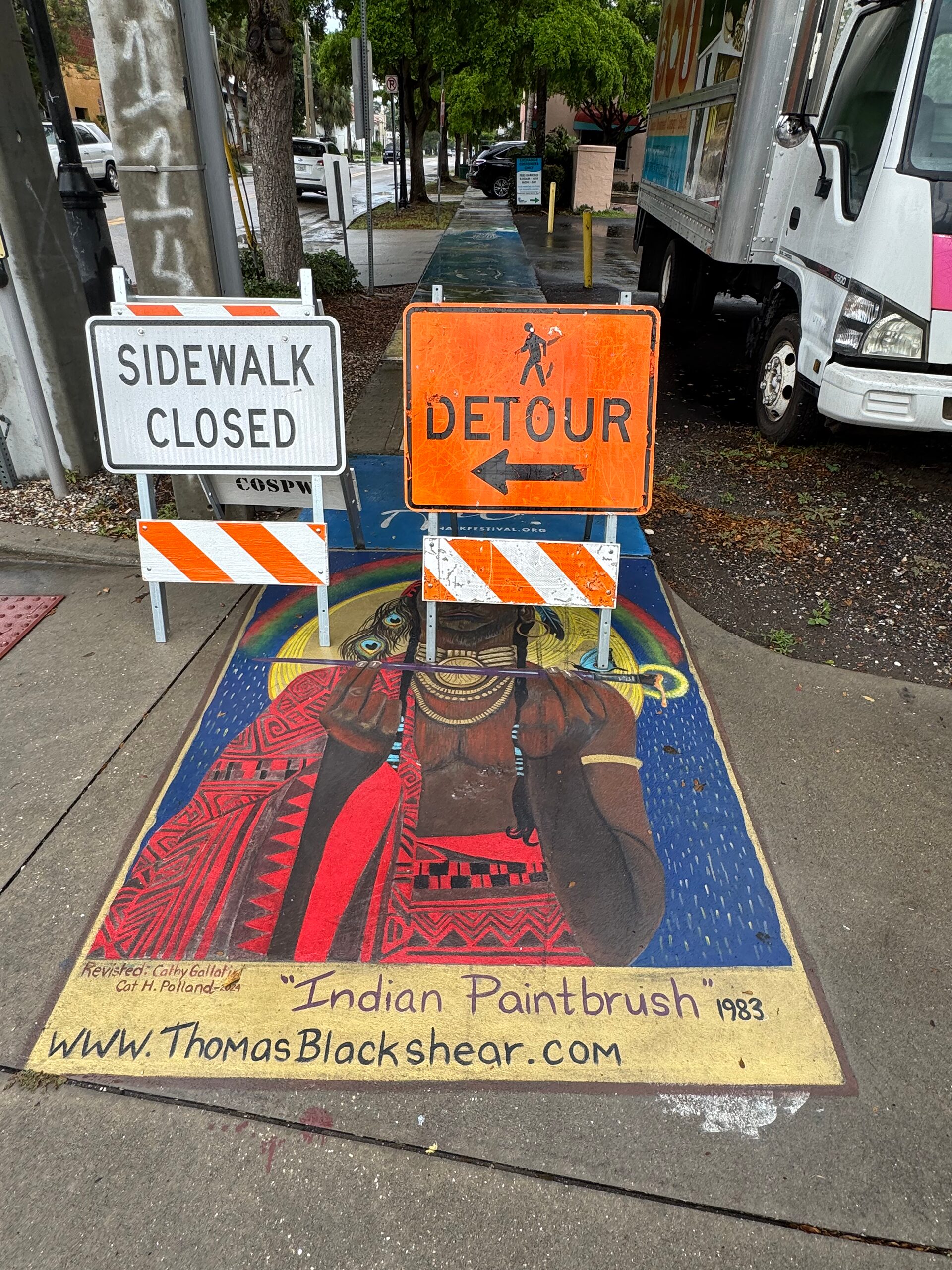 Pavement art erasure hits Sarasota's Avenue of Art - WSLR+Fogartyville